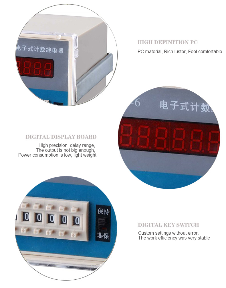 JDM9-4 Counting Relay Electronic Digital Display Number Counter - Buy JDM9-4 Counter, Counting ...