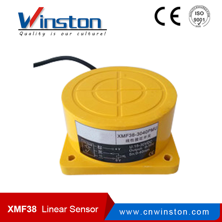 Cylindrical Inductive Linear Displacement Position Sensor Xmf38 Buy Inductive Linear Sensor 