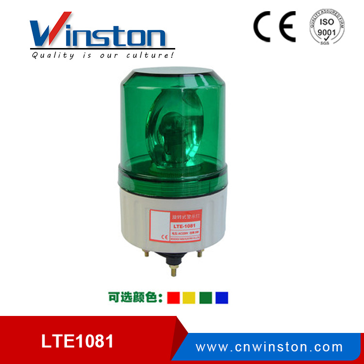 LTE-1081 Rotary warning light 220AC DC 12V DC 24V - Buy Alarm light ...