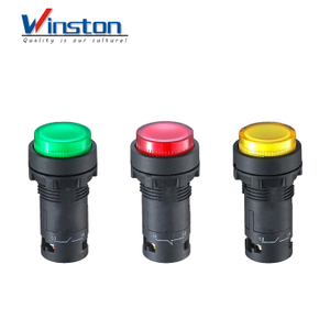 led push button switch Convex head button red green yellow 22mm - Buy ...