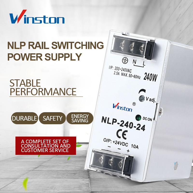 NLP-240 240W 12V 24V 10A 16.6A Intelligent Din Rail SMPS - Buy 24v 10a ...
