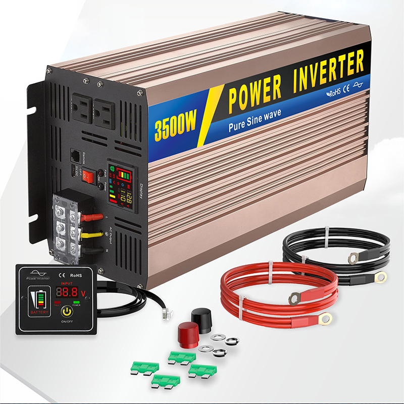 3500W 3.5KW 12V 24V 48V DC 50Hz 60Hz Power Inverter Pure Sine Wave ...