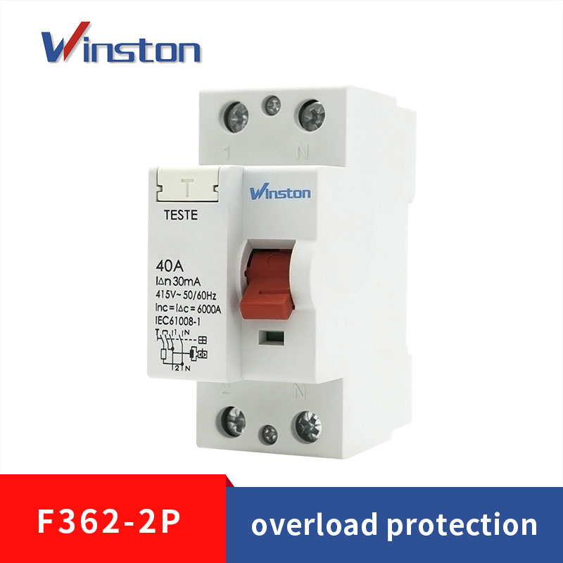 F362 2P 6-100A 230V 30MA 10MA RCCB Mini Leakage Circuit Breaker - Buy ...